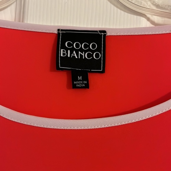 Coco Bianco | Tops | Coco Bianco Coral Blouse | Poshmark